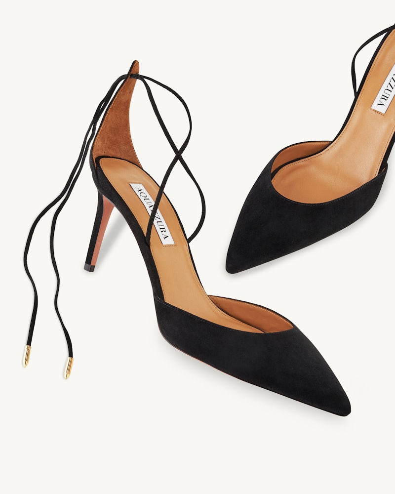 Cherry Pump 75 BLACK Aquazzura@ Official