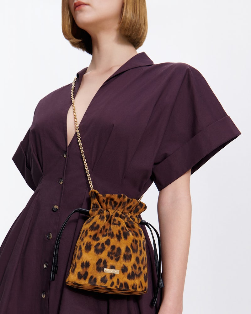Christy Mini Pouch LEOPARD Aquazzura@ Official