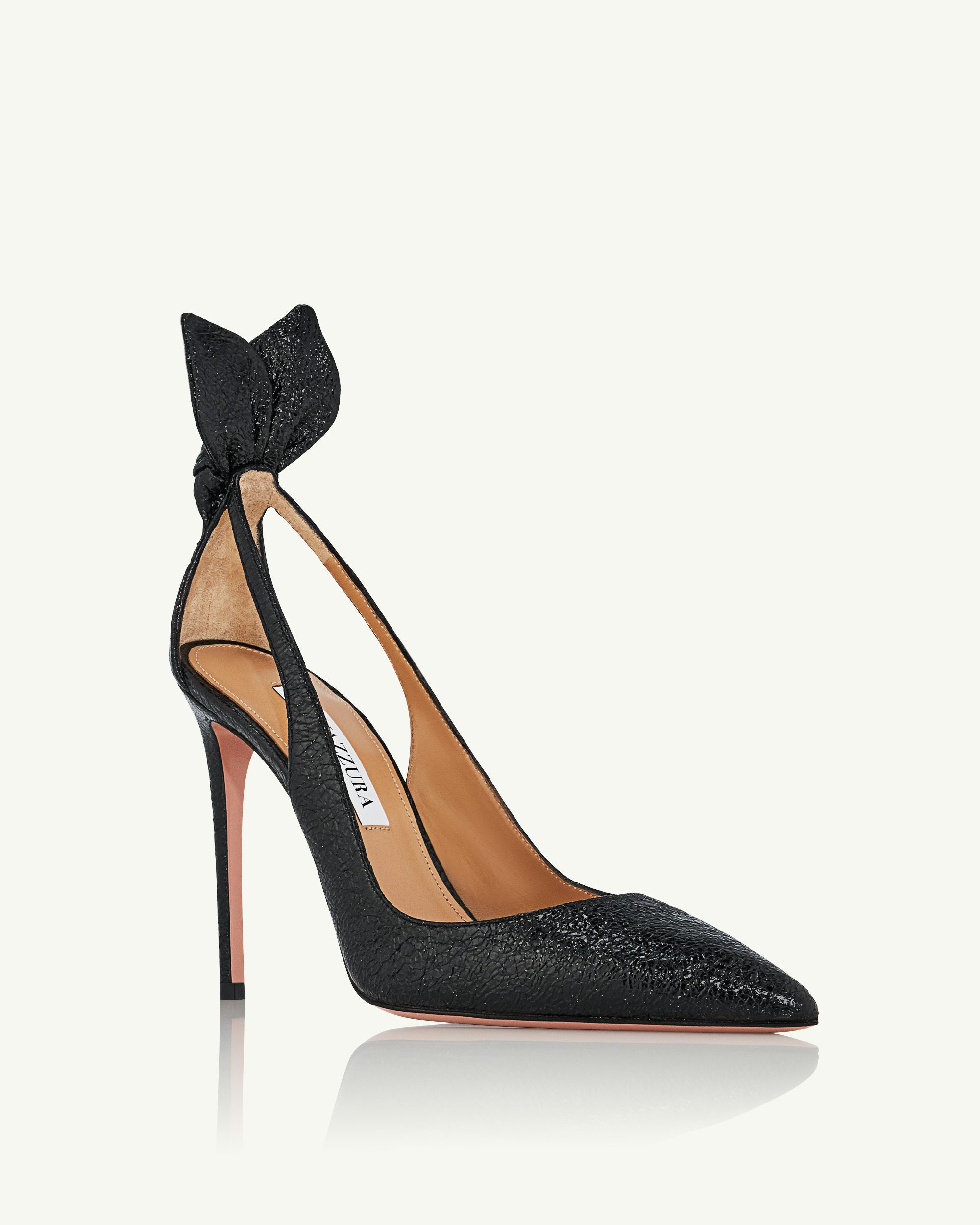 Bow Tie Pump 105 BLACK Aquazzura@ Official