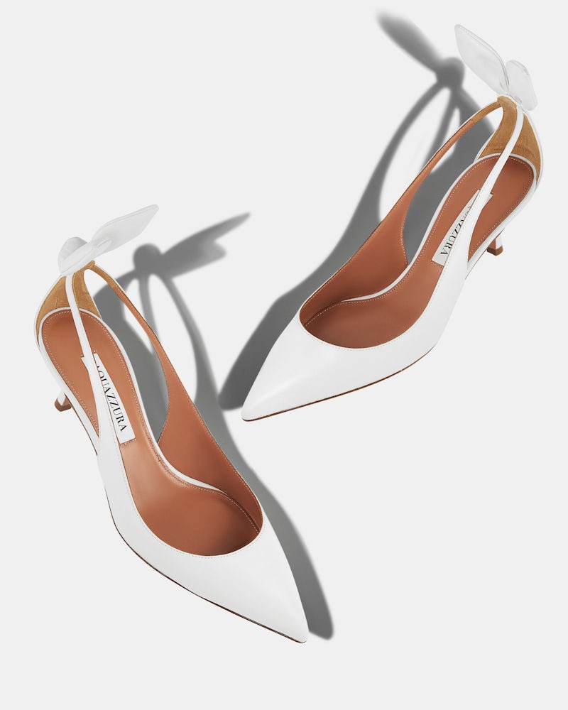 Bow Tie Pump 50 WHITE Aquazzura@ Official