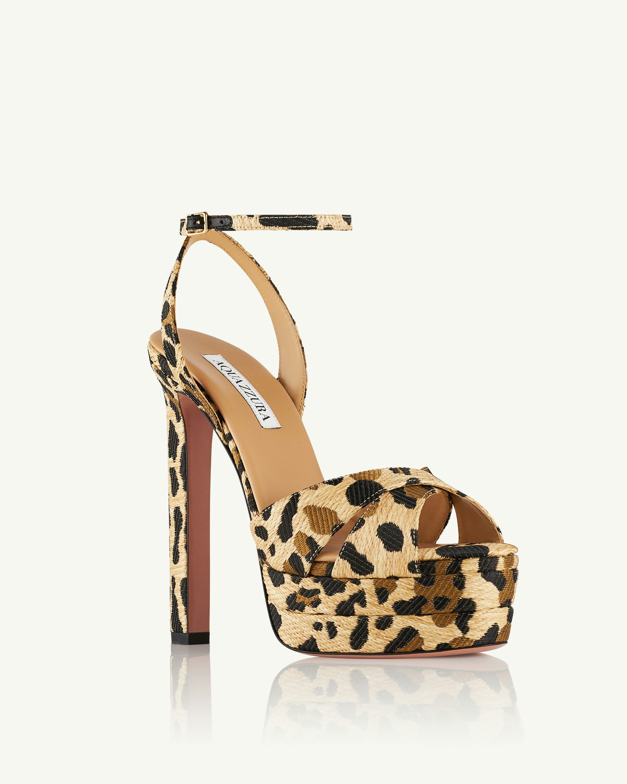 Divine Sandal Plateau 130 LEOPARD Aquazzura@ Official