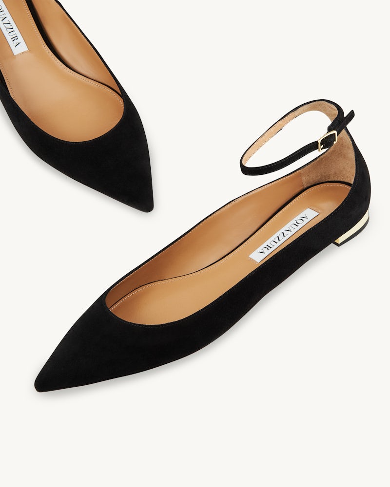 Love Affair Flat BLACK Aquazzura@ Official