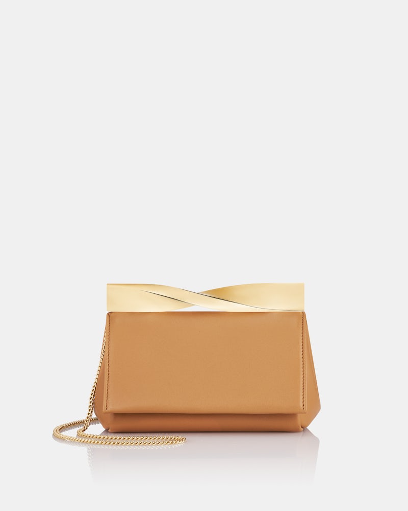 Mini Twist Clutch BROWN Aquazzura@ Official