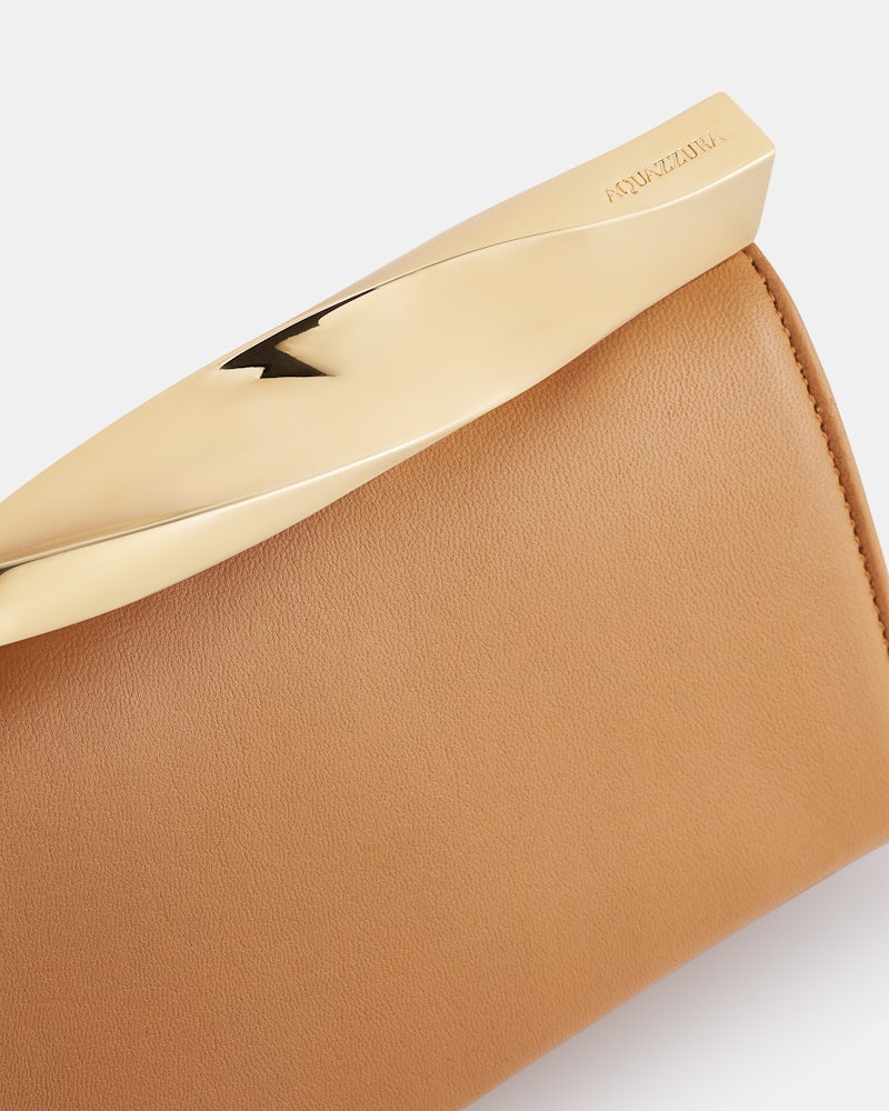 Mini Twist Clutch BROWN Aquazzura@ Official