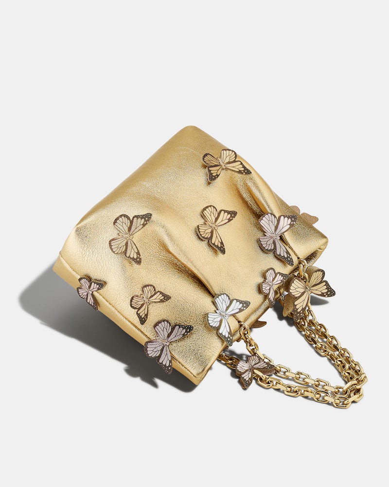 Papillon Mini Tote GOLD Aquazzura@ Official