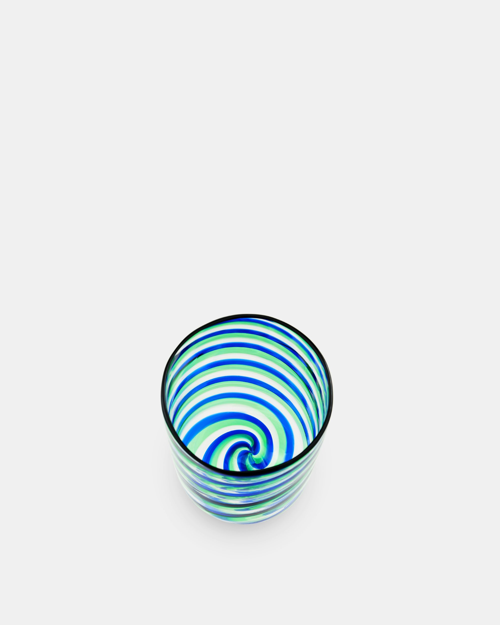 Rainbow Swirl Shot Glass GREEN Aquazzura@ Official