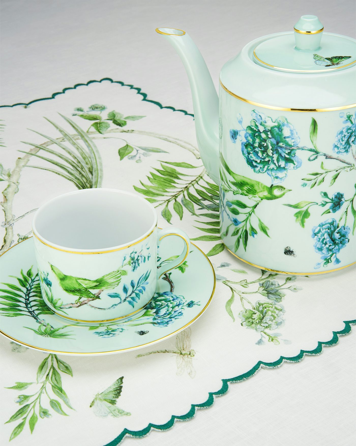 green tea cup set