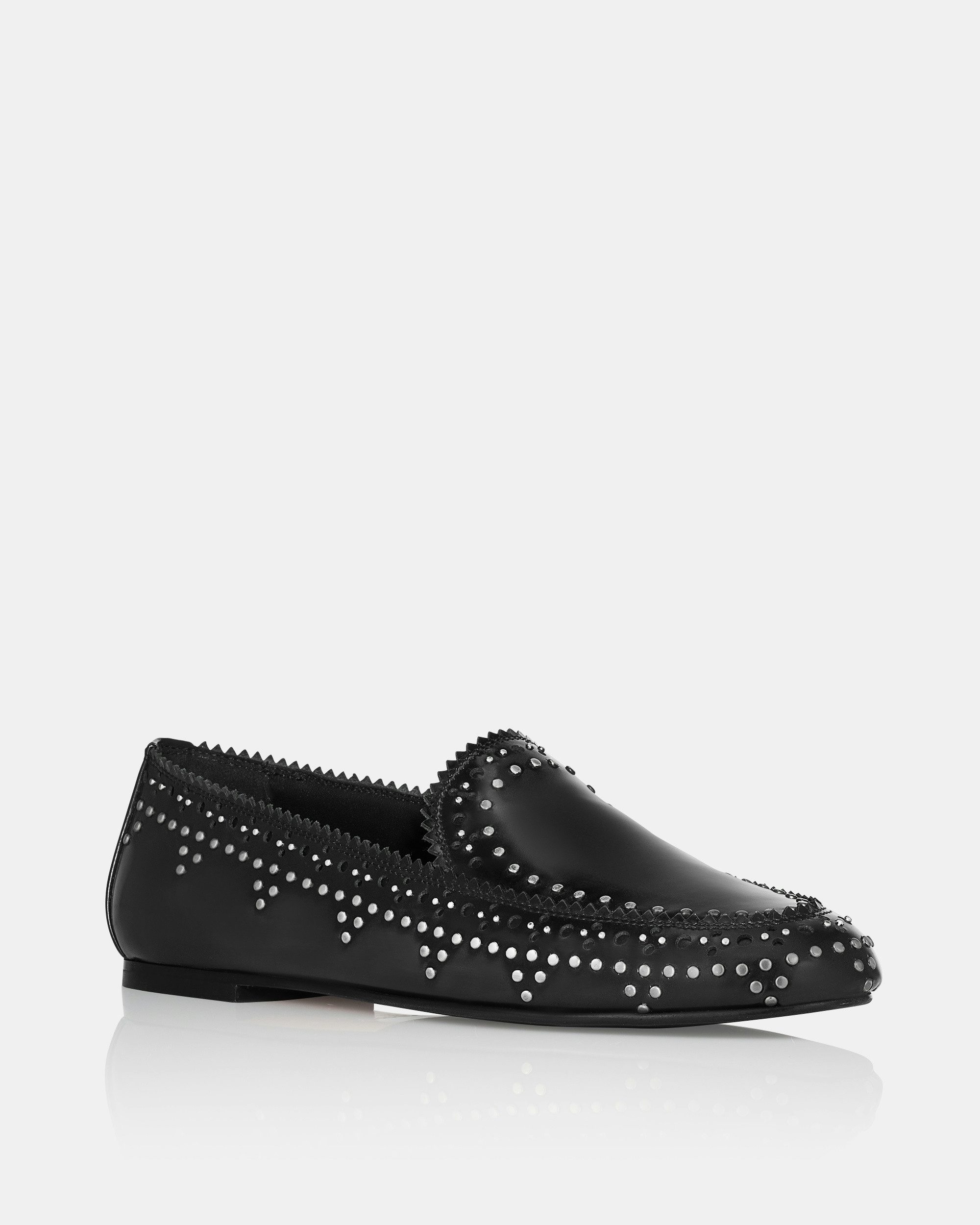Skye Mocassin BLACK Aquazzura@ Official