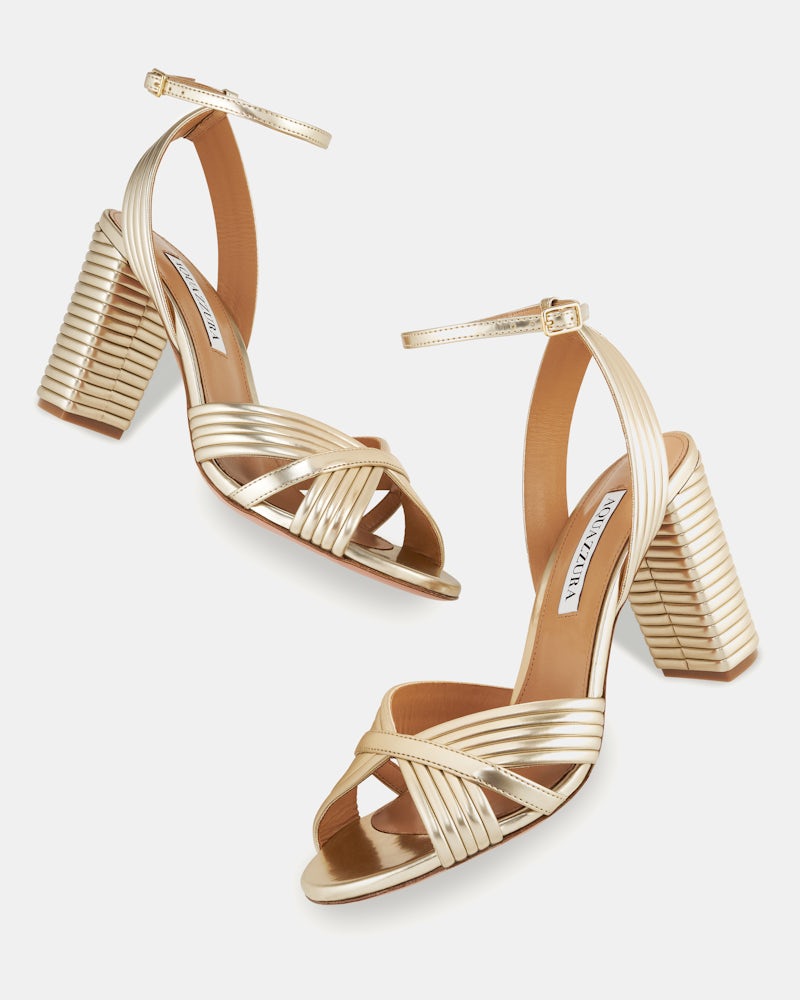 Very Sundance Sandal 85 GOLD Aquazzura@ Official