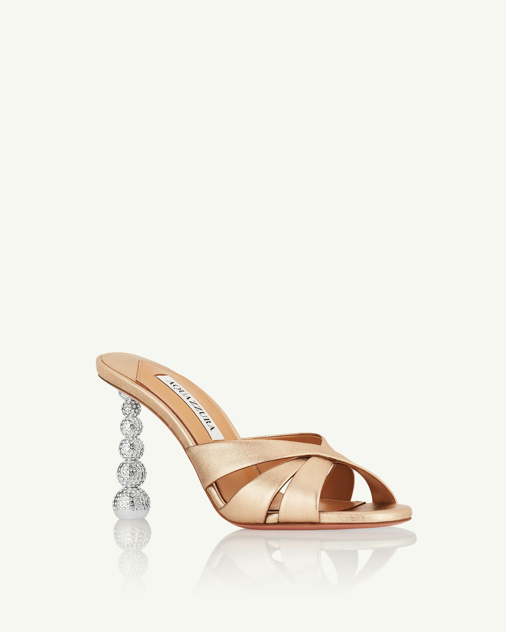 Yes Baby Mule 95 ROSE GOLD Aquazzura@ Official